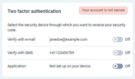 Manage your user account | NXLog Platform Documentation