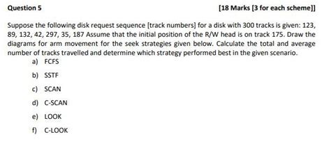 solved question 5 18 marks [3 for each scheme]] suppose the
