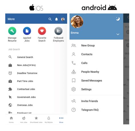 Ios와 안드로이드 Ui 디자인의 차이점 정리