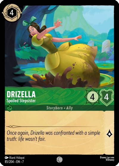 Drizella Character Mushu Report Lorcana Wiki