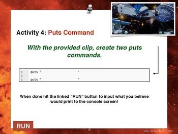 Adrift With Ruby Learning Ruby Coding Basics In Space By Wake Up Sunshine