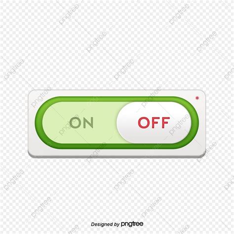 switch button png image simple green switch button element ui design start up icon png image