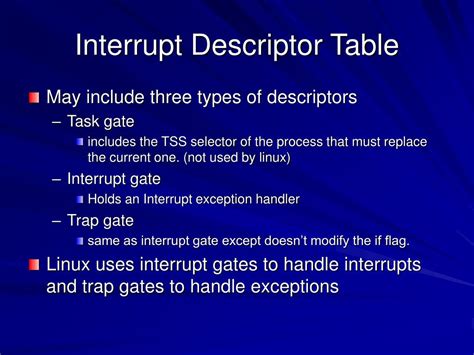 Ppt Interrupts And Exceptions Powerpoint Presentation Free Download
