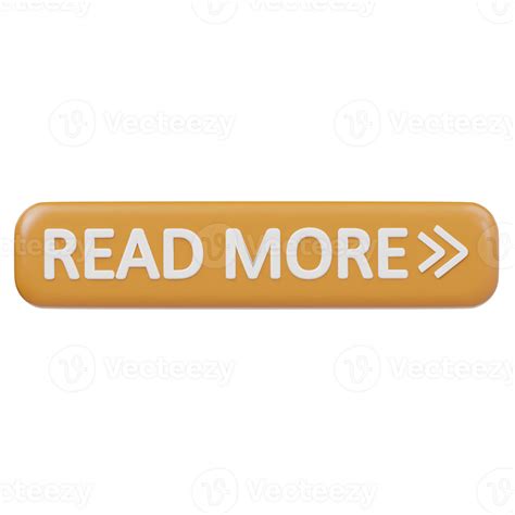 Read More Button 3d Illustration 53368147 Png
