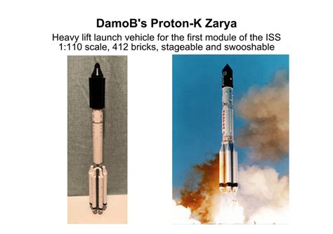 Lego Moc Damobs Proton K Zarya By Damob Rebrickable Build With Lego