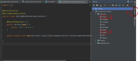 Deploy Spring Boot Application Development Docker Window 10