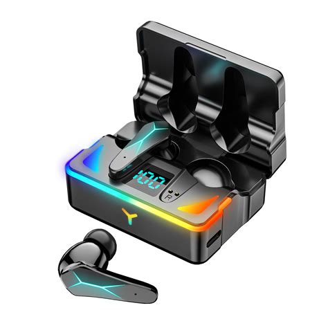 Wholesale X7 Tws Blutooth Compatible Game Earbuds Wireless Gaming Earphone Sports Led Display