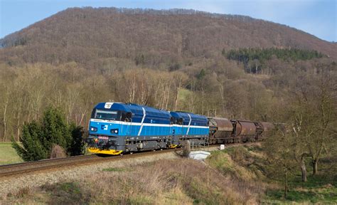 Brand New Reconstructed Duo Of Čd Class 753 Locomotives With A Freight