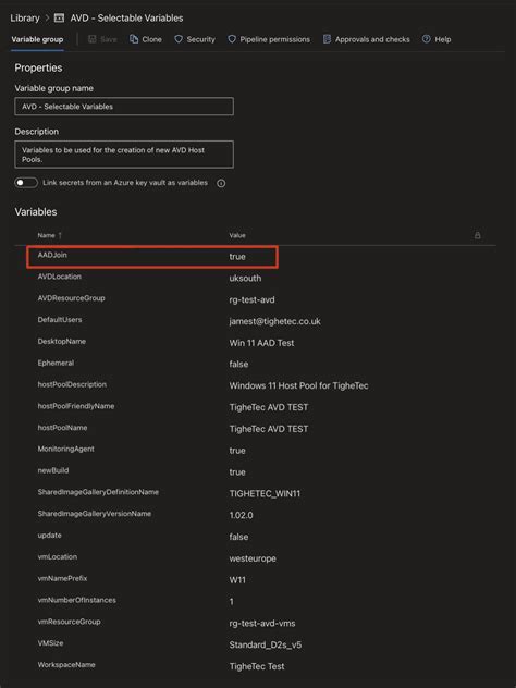 avd deployment azure ad join bicep tighetec cloud consulting