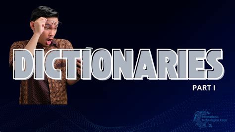 Dictionaries Part 1 Youtube