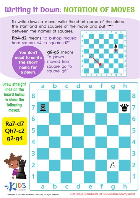 Chess Notation Worksheets Chess Sheets Etsy