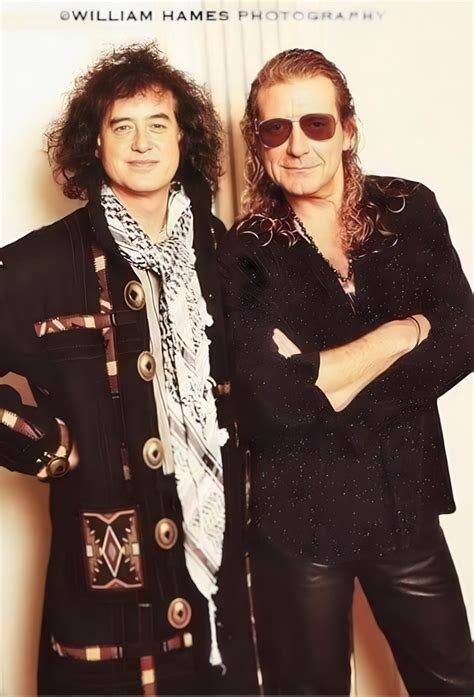 Rock Robert Plant And Jimmy Page Photo By William Hames Facebook