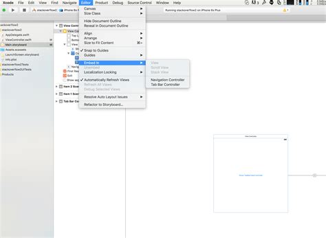 Swift Is Initial View Controller Does Work Stack Overflow