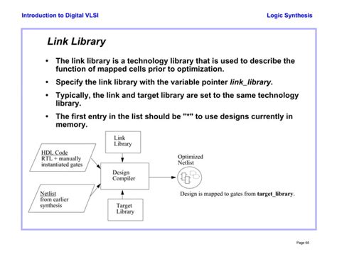 Basic Synthesis Flow And Commands In Digital Vlsi Pdf
