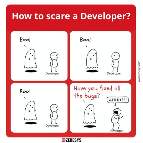 zenesys on linkedin trying to give a developer a scare just ask them