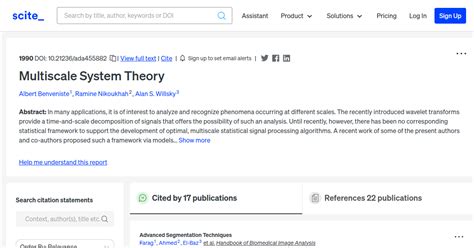 Multiscale System Theory