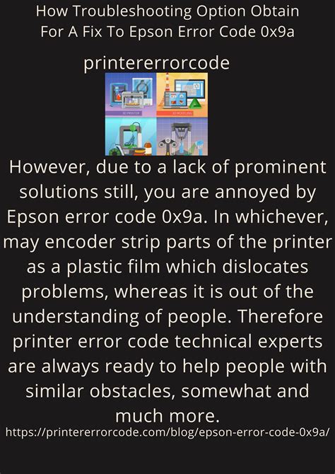 Easy Troubleshooting Ways To Fix Epson Error Code 0xea Printererror