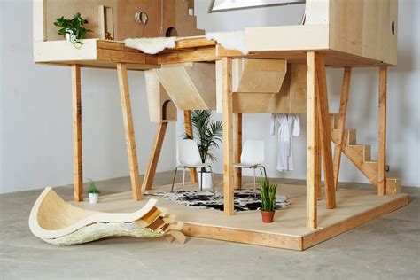 Bureau Spectacular Reimagines Laugiers Primitive Hut As Indoor Treehouse