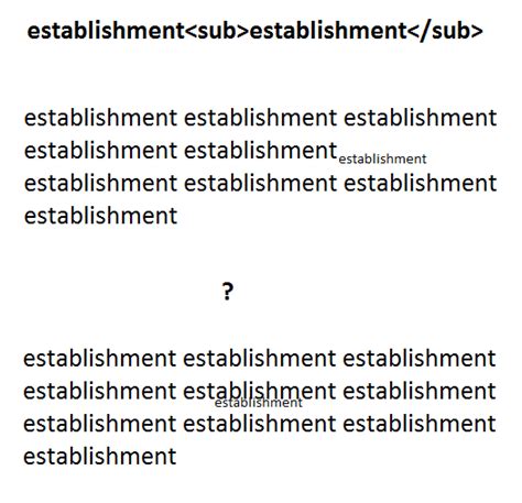 Css Shifted Sub Text In Html Stack Overflow