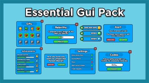 Essential Gui Pack MonzterDev