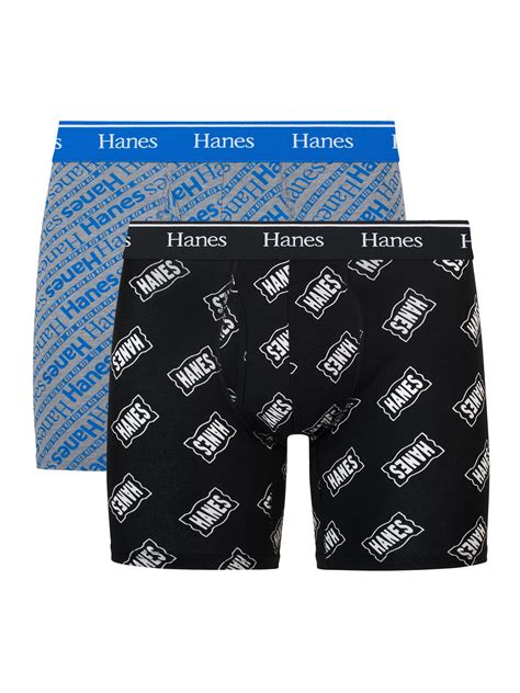 Hanes Originals Boxer Briefs Moisture Wicking Cotton