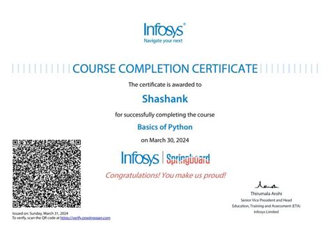 Shashank On Linkedin Infosyssprinboard Python