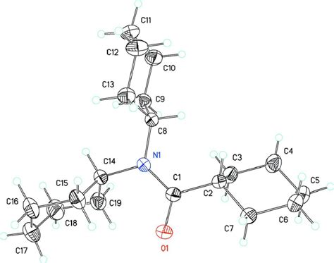 Molecular Structure Of The Title Compound Showing The Atom Labeling Download Scientific Diagram
