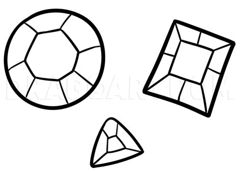 How To Draw Rubies Drawing Step By Step By Dawn DragoArt