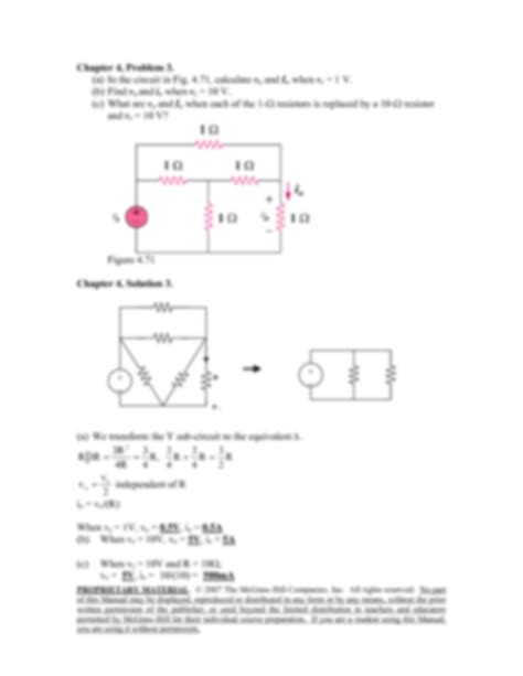 Solution Chapter 04 Soultion Of Linear Circuit Analysis Studypool