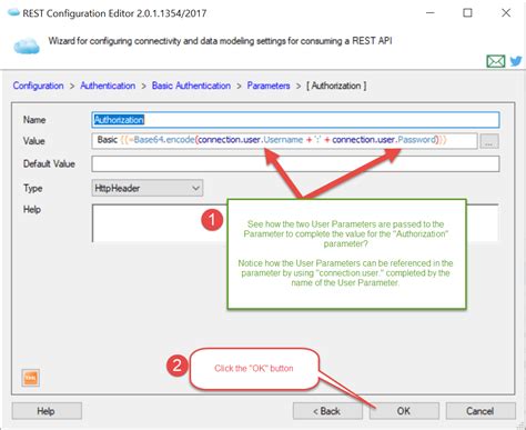 How To Dynamically Set A User Parameter In A Rest Connection