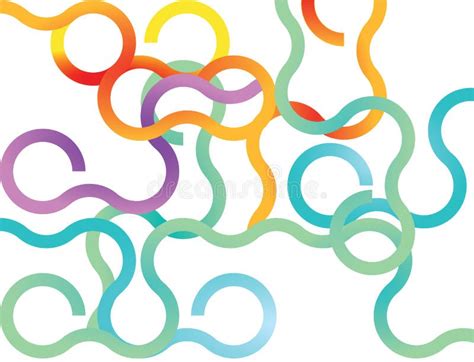 Abstract Curved Lines Stock Vector Illustration Of Random 49532867