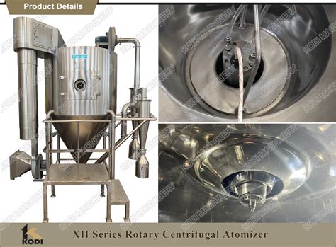 Kodi Xh Series Stainless Steel Spray Dryer Atomizer