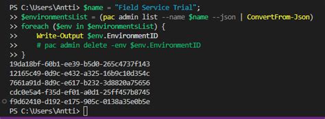 Deleting Unwanted Power Platform Environments With Pac Cli Forward Forever