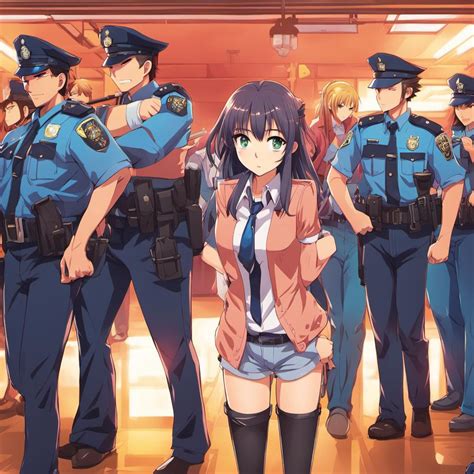 Girl Arrested And Handcuffed By Police By Kagamine Ln On Deviantart