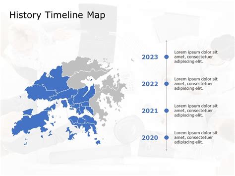 Hong Kong Map 7 Powerpoint Template