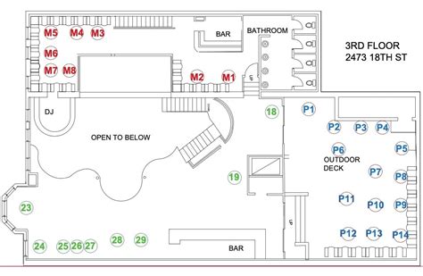 Table Layout Air Restauarant Lounge