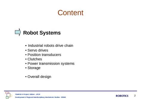 Electric Drives Ppt 83478 2 Robot Actuators And Drive Systems