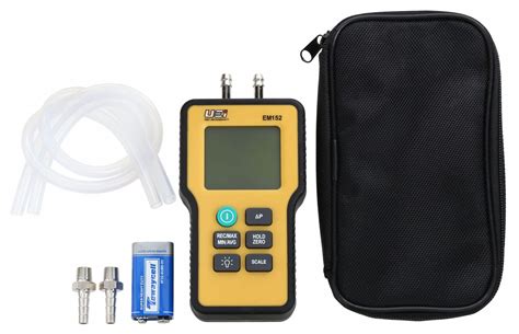 Uei Test Instruments Dual Differential Input Manometer 9v 49ke06