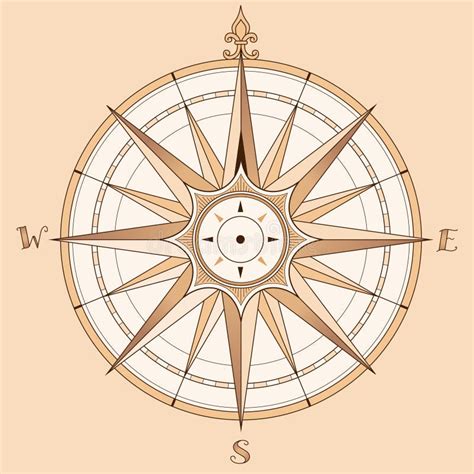 Sea Compass Stock Illustration Illustration Of Searching 7704682