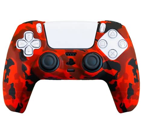 Ps5 Controller Silicone Gel Protector Skin Cover Camo Red Ayoub Computers Lebanon