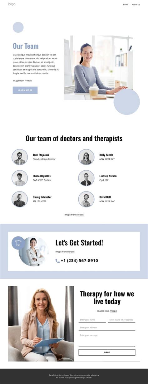The Psychology Center Html Code Example By Nicepage