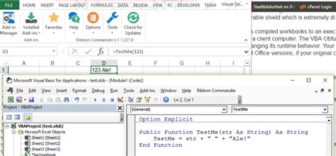 Vba Protect Your Code Unviewable And The Ribbon Commander Useful Code