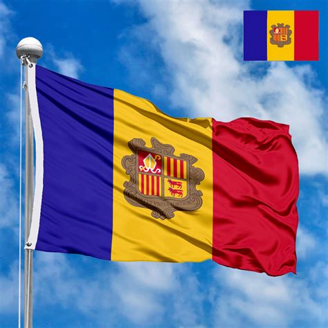 Flag Of Andorra • Photo • Description 🏁