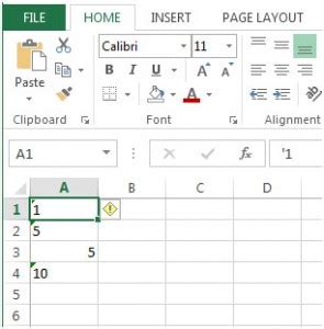 Removing Hidden Apostrophes From Imported Numbers In Microsoft Excel 2010