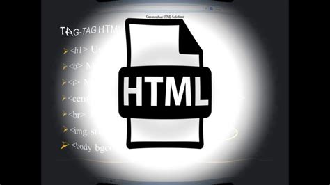 Tutorial Membuat Html Sederhana Youtube