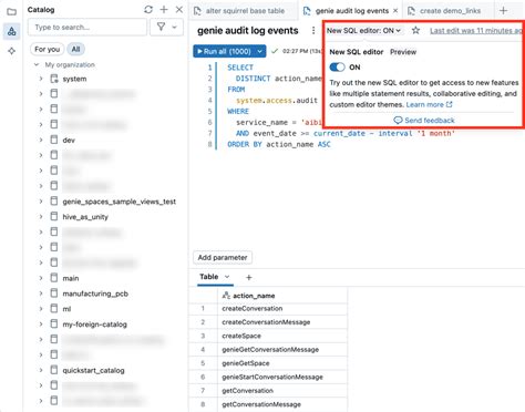 Write Queries And Explore Data In The New Sql Editor Databricks