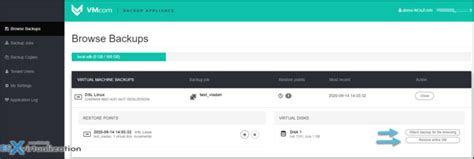 Vmcom Backup For Vmware Vsphere The Easiest Product To Use Esx Virtualization