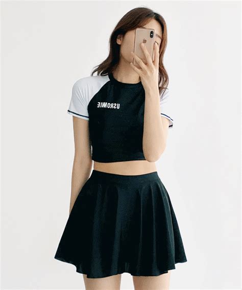 세트가격 파라다이스 반팔 래쉬가드 스커트 수영복 셋업 여름 썸머 바캉스룩 수영장 기본템 A라인 플레어 체형커버 속바지 래시가드 비키니 모노키니 바캉스룩 워터밤