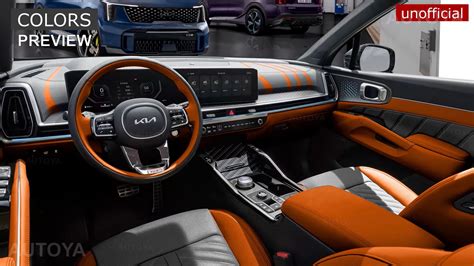 Virtually Powerful 2025 Kia Sorento Gt Flaunts Ritzy Digital Colors