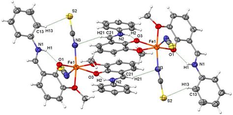 Inter And Intra Molecular Hydrogen Bonds In The Structure Of The